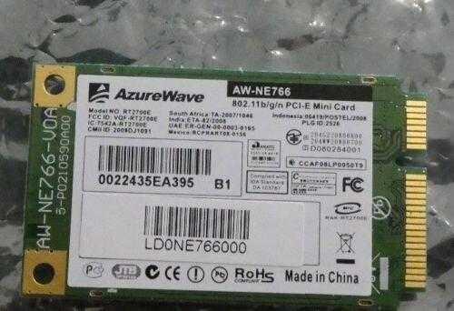 Wifi Azurewave Aw Ne Mini Pci E Festima Ru