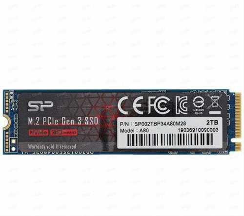 Ssd m2 nvme 2tb Silicon Power P34A80 Festima Ru Мониторинг объявлений