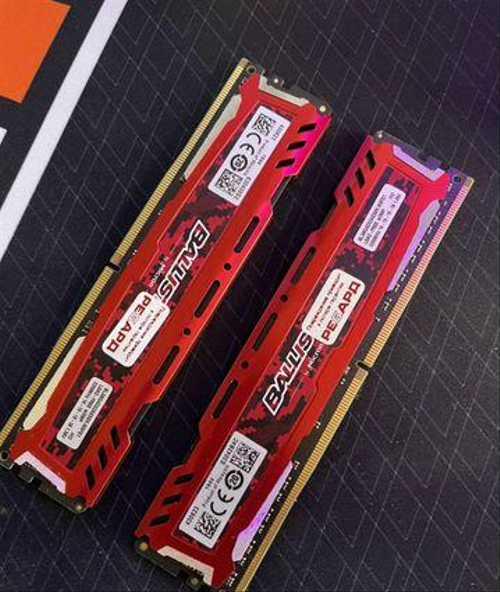 Crucial ballistix ddr4 16gb 3200mhz Festima Ru Мониторинг объявлений