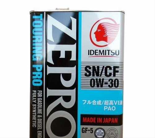 Zepro idemitsu touring PRO 0W30 SN GF 5 4л Festima Ru частные