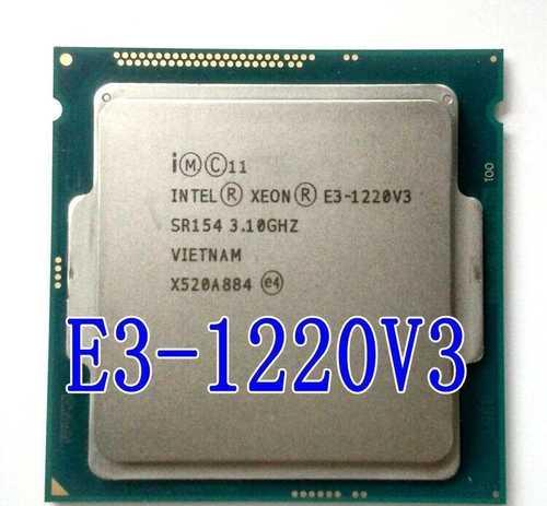 Процессор intel Xeon Processor E3-1220 v3