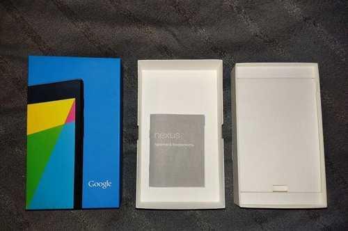 Коробка от Google Nexus 2013 16 Гб PCT