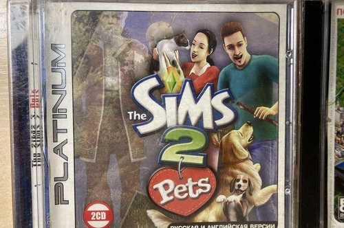 CD диск игра Sims 2 pets