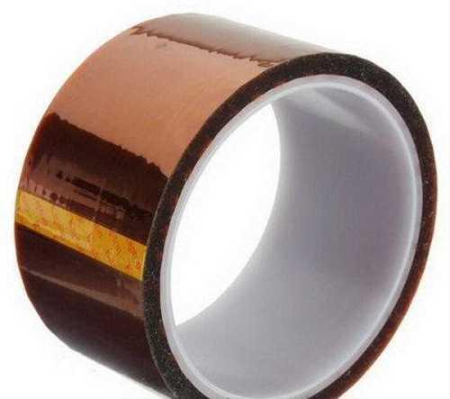 Термостойкий каптоновый скотч Kapton Tape 80мм*33М