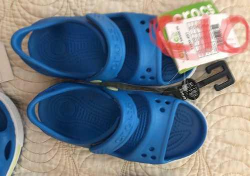 Новые сандали crocs c8-j3 босоножки оригинал