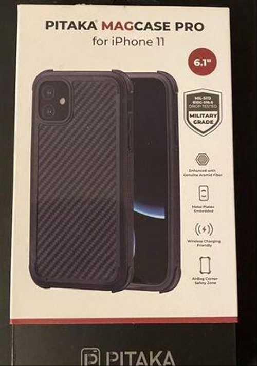 Чехол карбон Pitaka magcase PRO для iPhone 11