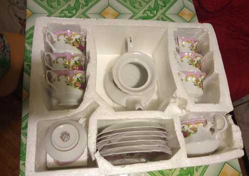 Чайный сервиз Fine Porcelain на 6 персон