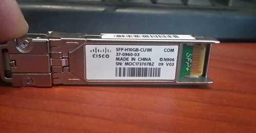 Оптический пачкорд SFP Cisco. sfp-h10gb-cu1m