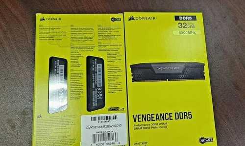 Оперативная память Corsair Vengeance DDR5 2x16Gb