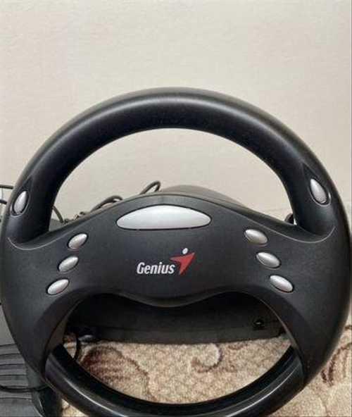 Игровой руль для компьютера с педалями
