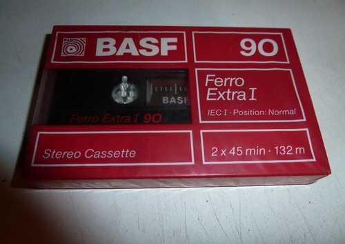 Аудиокассета basf Ferro Extra I 90, новая,1988 г