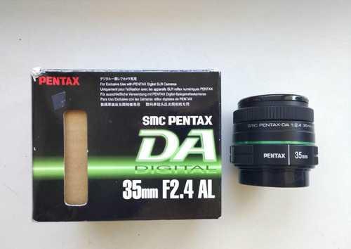 SMC Pentax DA 35mm 2.4 AL как новый