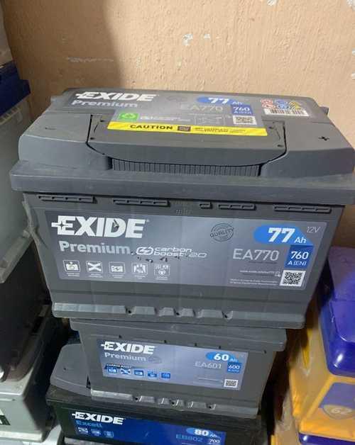 Аккумулятор exide 77ah