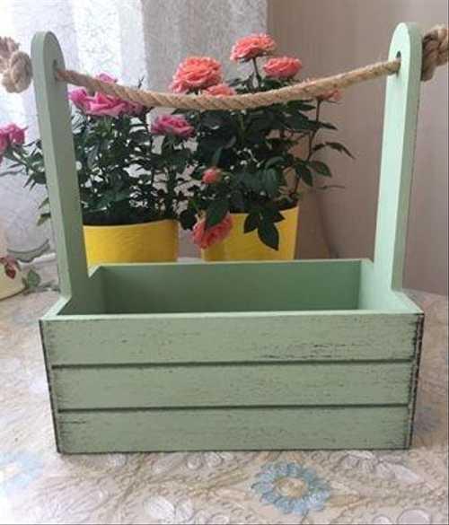 Декоративный деревянный ящик