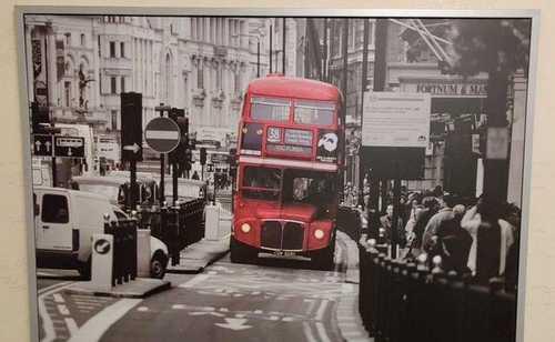 Картина Лондонский автобус Икеа