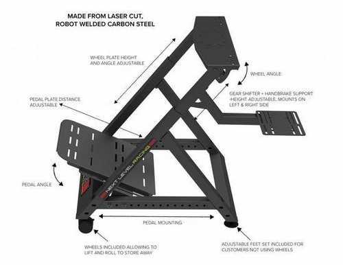 Гоночный стенд Next Level Racing Wheel Stand DD