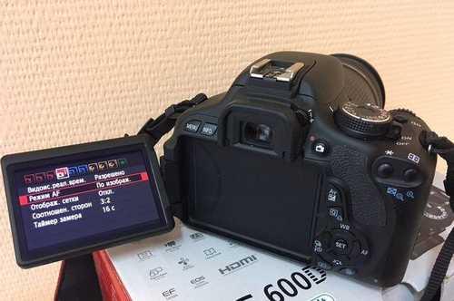 Canon D600 Kit 18M Зеркальная камера 18 Mpx