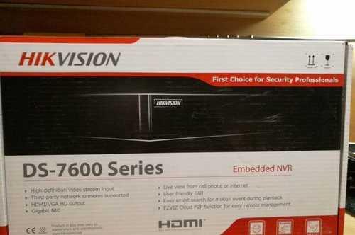 Видеорегистратор Hikvision DS-7604NI-K1/4P 1Tb hdd
