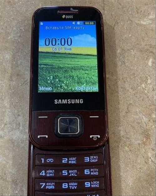 Samsung C3752 Duos на 2 сим карты