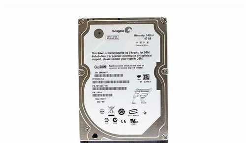HDD 2.5" 160Gb Seagate ST9160827AS HDS107