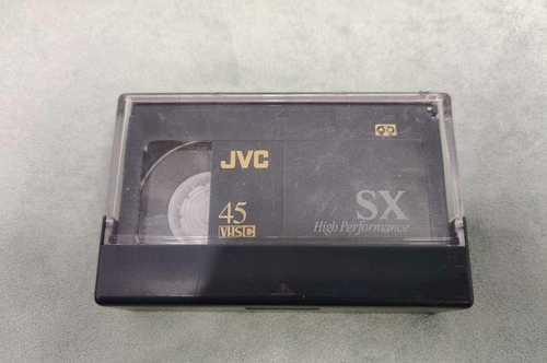 Видеокассета jvc 45 vhsc sx