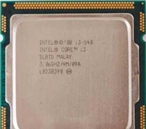 Процессор intel core i3 540 s1156