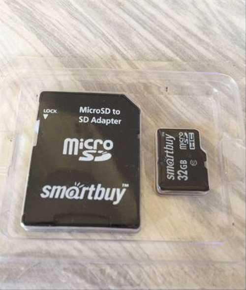 Карта памяти microsd 32