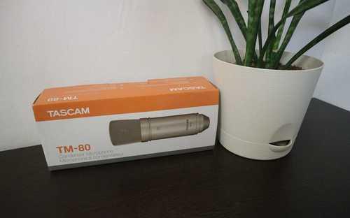 Конденсаторный микрофон Tascam TM-80 + "паук"