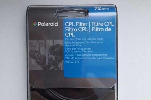 CPL фильтр Polaroid для камеры 72mm