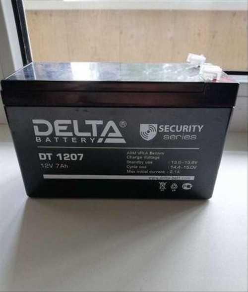 Аккумулятор delta dt1207