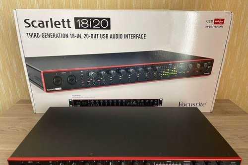 Внешняя звуковая карта Focusrite Scarlett 18i20 3