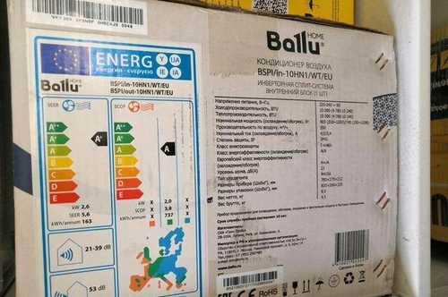 Внутренний блок кондиционера Ballu bspi-10HN1/WT/E