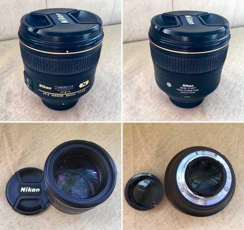 Объектив Nikon AF-S nikkor 85mm f/1.4G