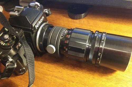 Spiratone TC 200mm 4.5 Nikon F 16 лепестков