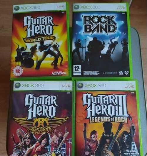 Xbox 360 игры Guitar Hero, Rock Band