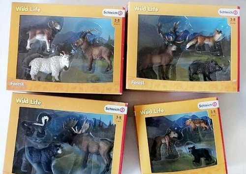 Schleich наборы животные леса