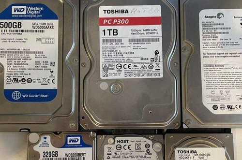 Жесткие диски hdd