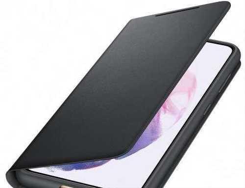 Чехол-книжка Led View для Samsung Galaxy S21 (чёрн