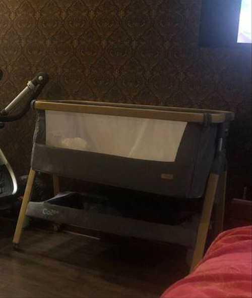 Детская приставная кроватка-колыбель tutti bambini