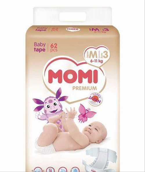 Подгузники Momi Premium M 6 -11 кг