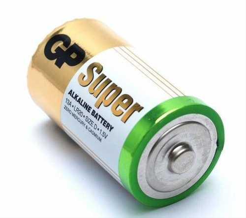 Батарейка GP LR20 Super Shrink Оригинал