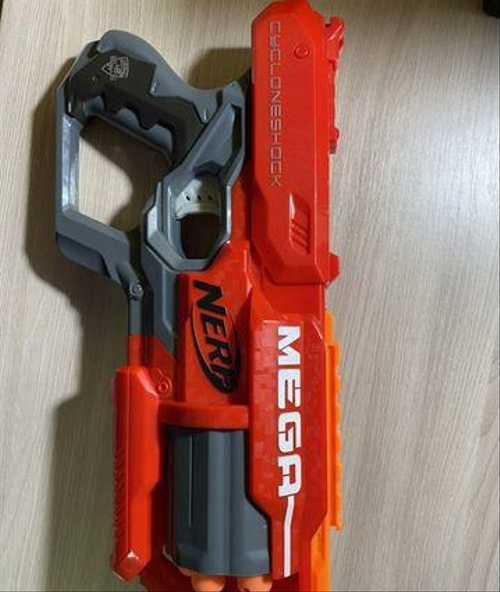 Бластер nerf mega cycloneshok