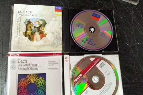 Bach Marriner Бах фирменные CD редкие