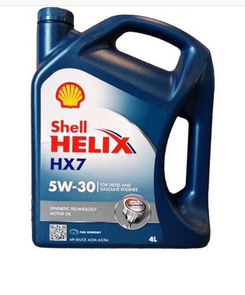 Моторное масло Shell Helix HX7 5w-30