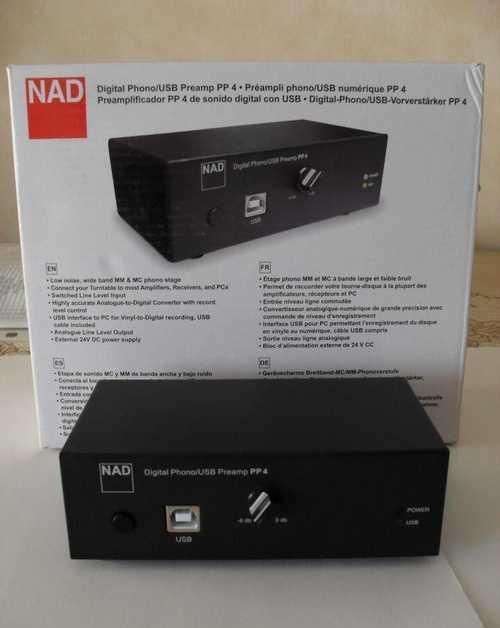 Фонокорректор NAD PP4 / USB (предусилитель)