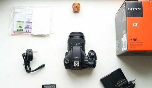 Фотоаппарат Sony A58 (пробег 5900) + зум 18-55