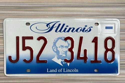 Автомобильный номер США штат Illinois