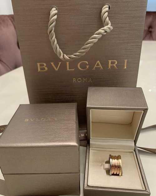 Золотое кольцо bulgari