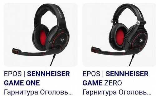 Игровые наушники Sennheiser game ONE Black