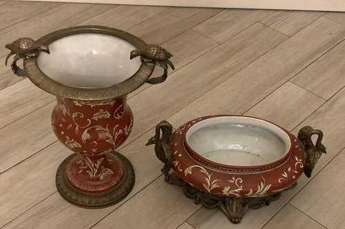 Две керамические вазы Wong Lee